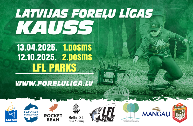 LFL kauss 2025 2.posms - Latvijas Foreļu Līga